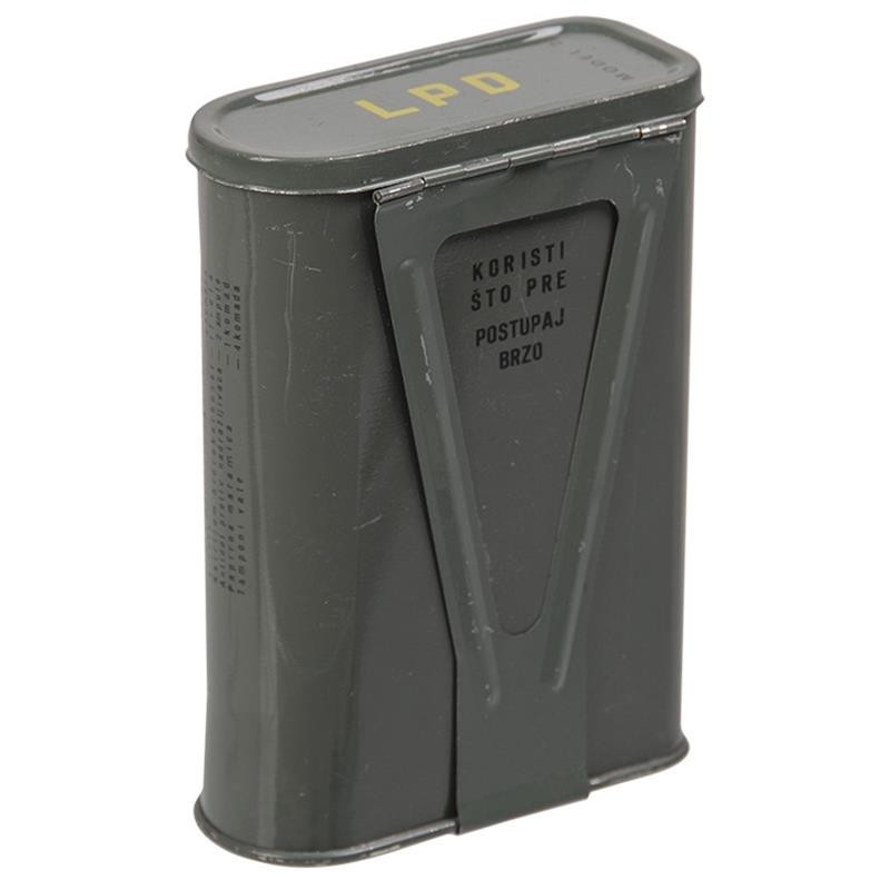 German Military NBC Personal Decontamination Kit Metal Box - Used - 4PK ...