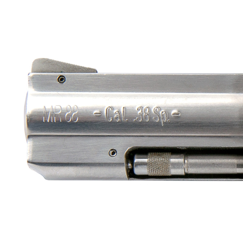 Manurhin MR88 .38 Special Double Action Stainless 3 6rd Revolver with ...