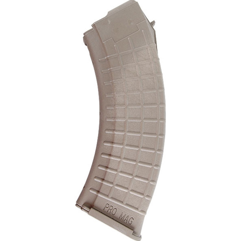 PROMAG AK-47 7.62x39 30rd Desert Tan Polymer Magazine - Centerfire Systems
