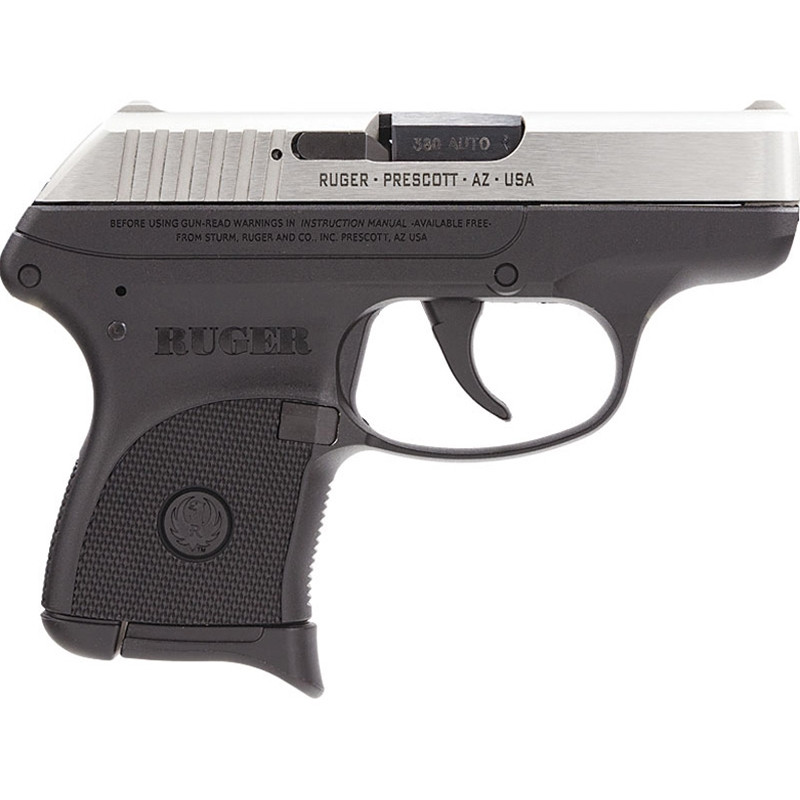 Ruger LCP .380 ACP with Stainless Slide/Black Grip - Centerfire Systems