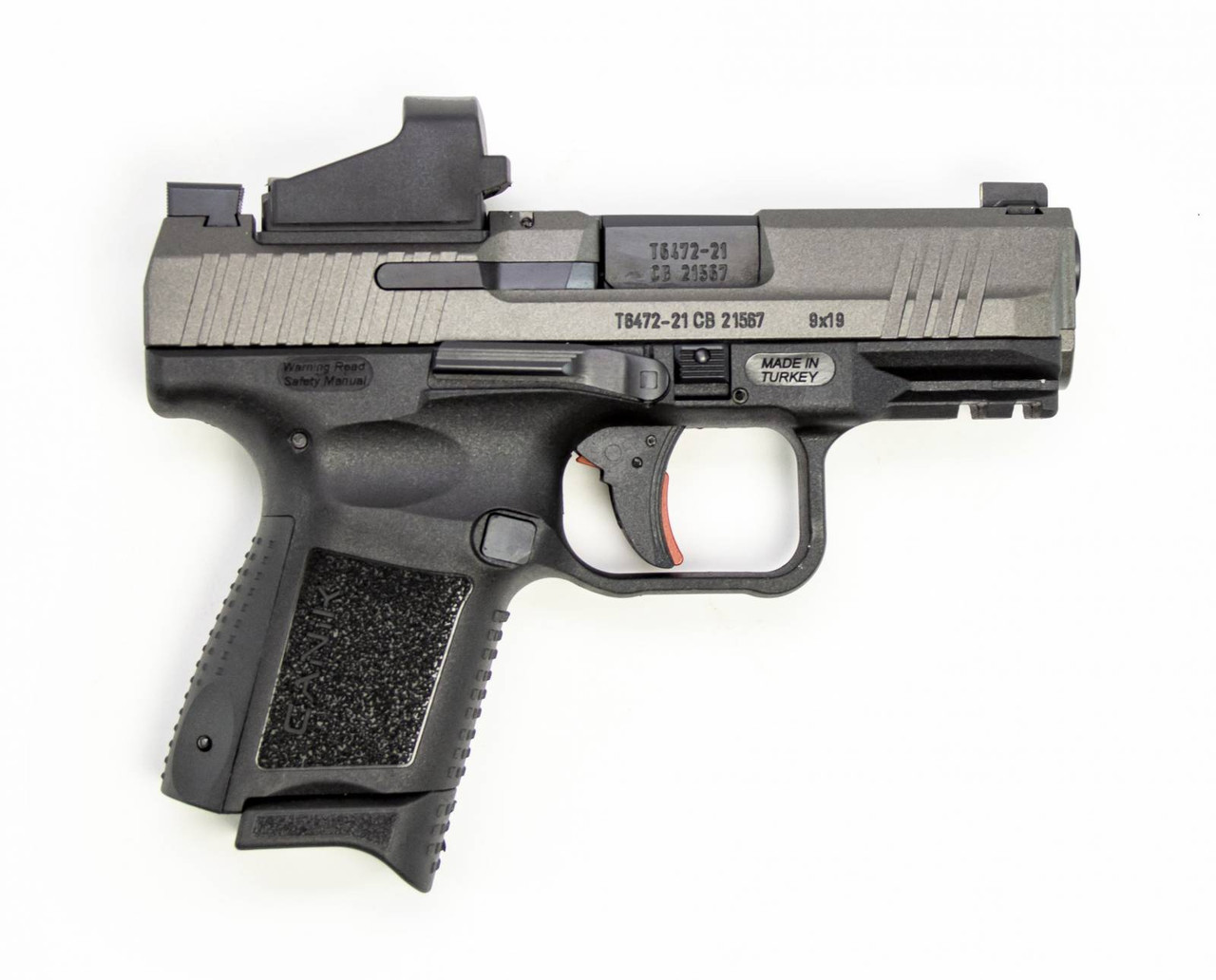 Century Arms Canik TP9 Elite 9mm Luger 3.60 12+1 Black Tungsten Gray ...