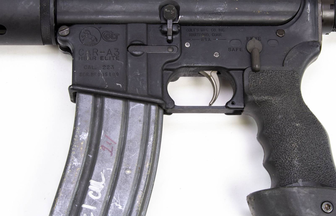 Colt CAR-A3 HBAR Elite .223/5.56 AR15 Black Used Custom Rifle ...