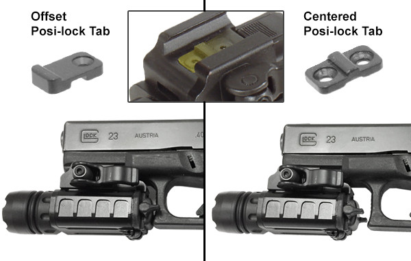 UTG Compact LED Weapon Light, 400 Lumen, QD Lever Lock - Centerfire Systems