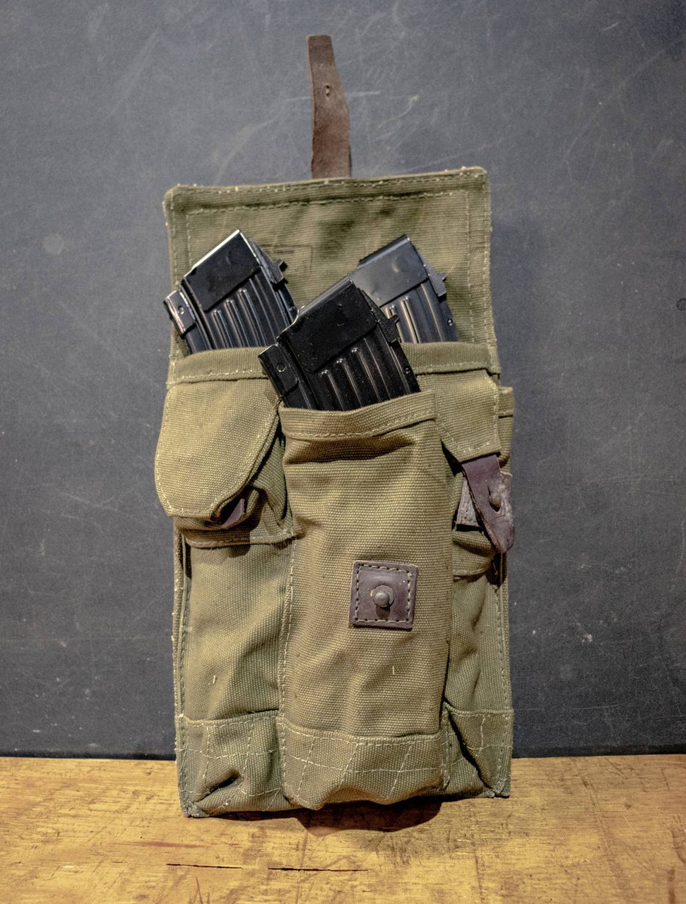 Romanian AK47/74 3-Cell 30rd Magazine Pouch - Military Surplus - 3 Pack ...