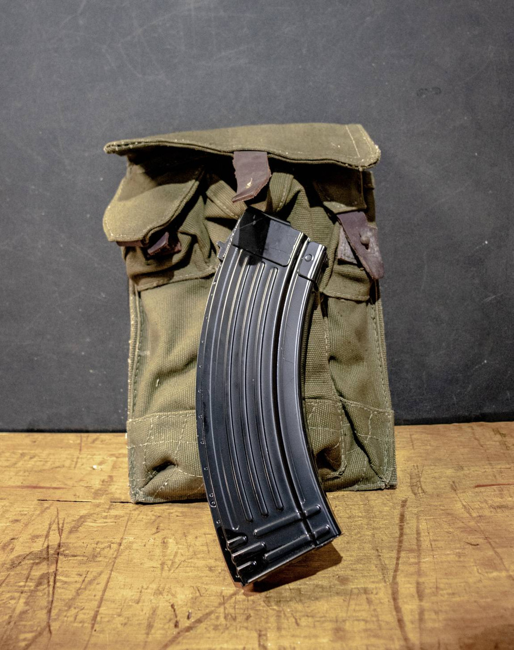 Romanian AK47/74 3-Cell 30rd Magazine Pouch - Military Surplus - 3 Pack ...