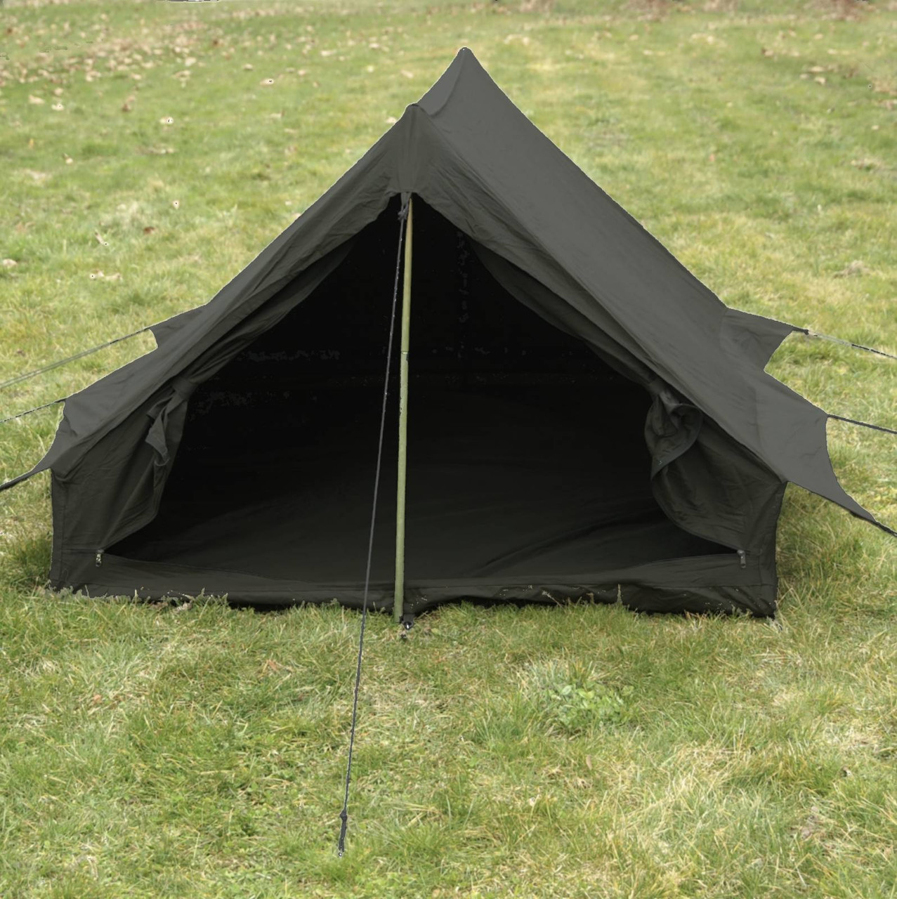 FRENCH 2-MAN F1 TENT W/GROUND SHEET USED: COMES IN BLACK - Centerfire ...