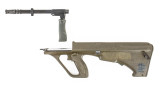 Original Malaysian Steyr AUG Stock, Bolt, & Trigger Pack
