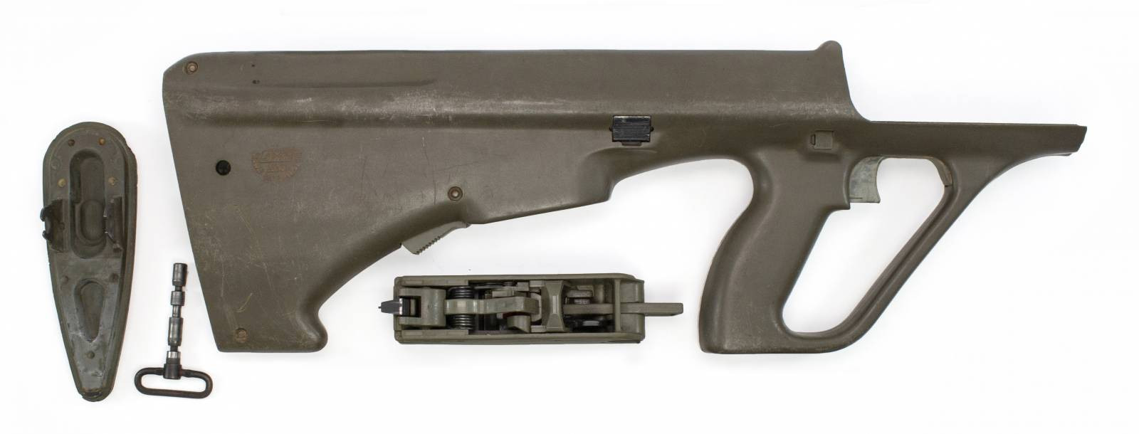 Original Malaysian Steyr AUG Stock, Bolt, & Trigger Pack