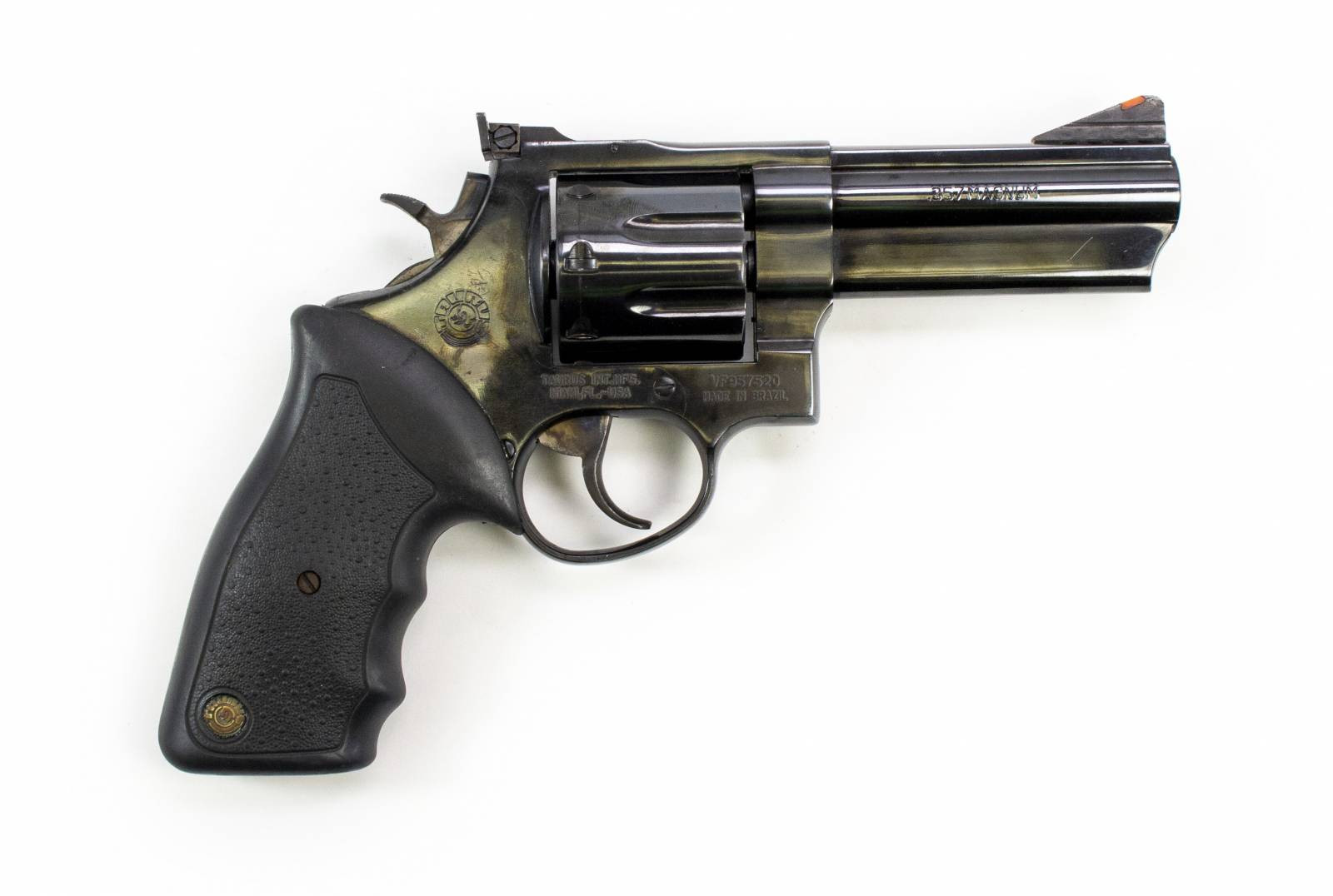 TAURUS 608 357 MAG 4 BARREL BLUED STEEL REVOLVER-USED - Centerfire Systems