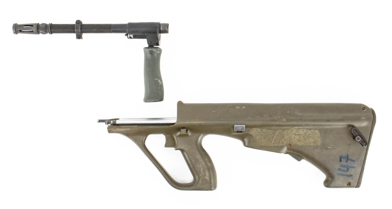 Original Malaysian Steyr AUG Stock, Bolt, & Trigger Pack