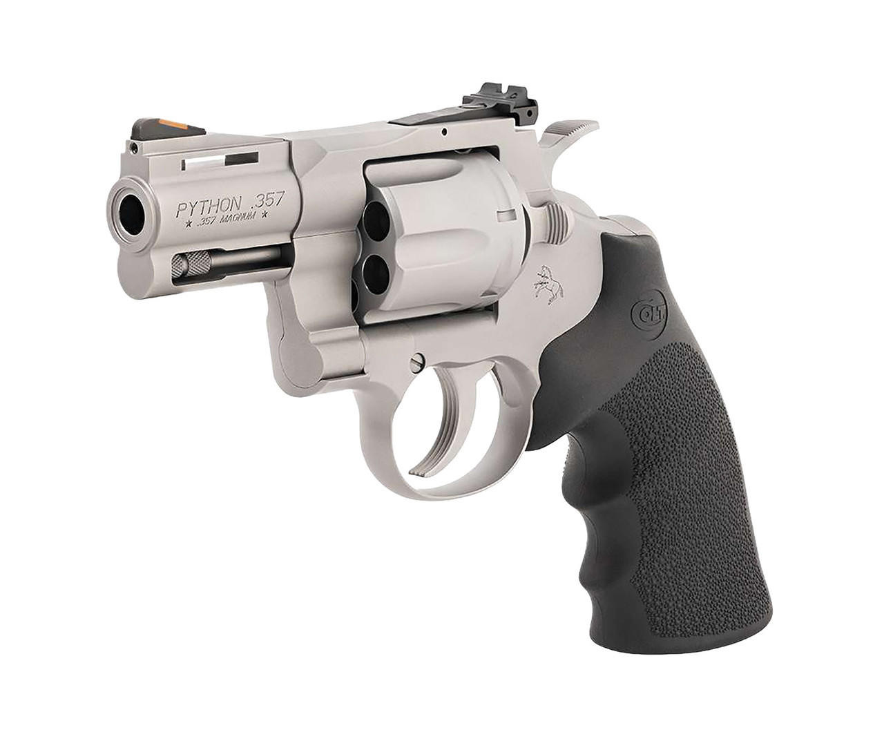 Colt Python 357 Magnum Revolver Recessed Target and Vent Rib w/ Black ...