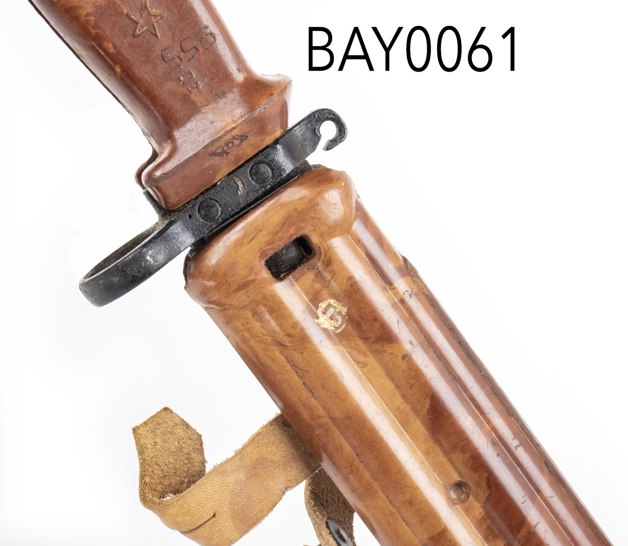 Russian Tula 6x4 AKM Type 2 Bayonet Matching w/ Scabbard, Star ...