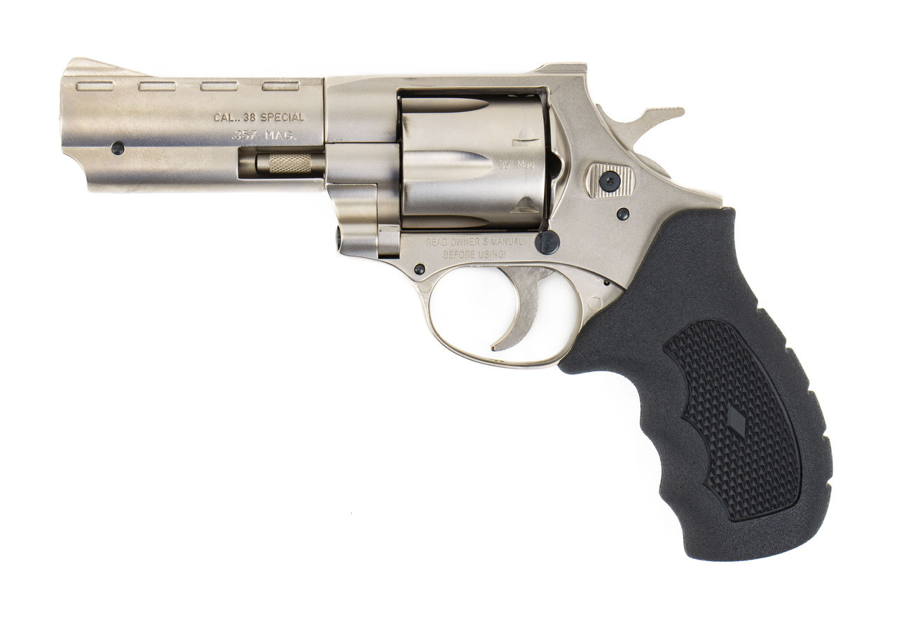 EAA Windicator .357 Mag 6rd 4" Barrel, Nickel Steel Black Rubber Grip ...