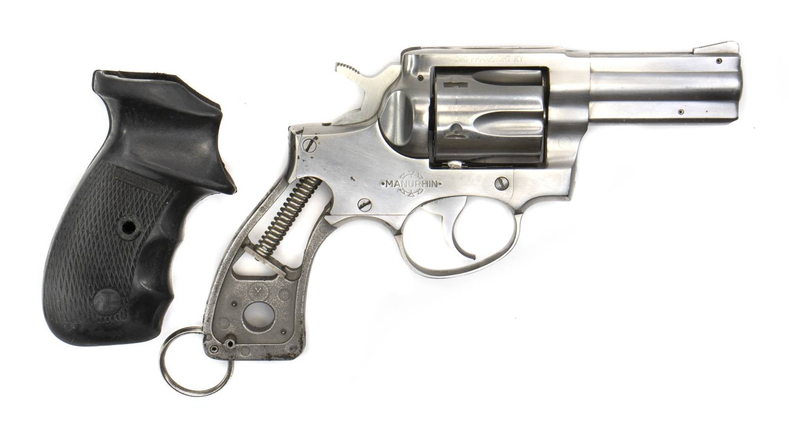 Manurhin MR88 .38 Special Double Action Stainless 3 6rd Revolver with ...