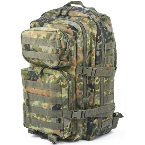 MIL-TEC® Flecktarn Camo Assault Tactical Backpack - Large - Centerfire ...