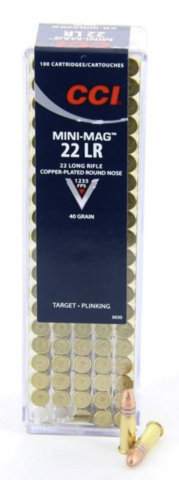 CCI Mini-Mag 22LR 40gr Copper-Plated Round Nose 5000rd Case ...