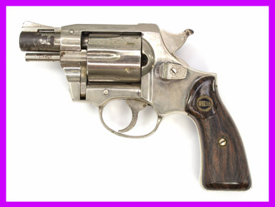 Rohm RG38 Revolver, .38 Special, 2 Barrel, Nickel - Centerfire Systems