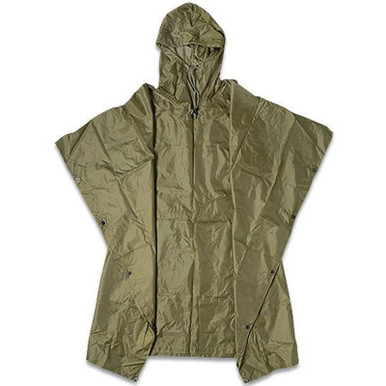 German Wet Weather Poncho OD Green - Used - Centerfire Systems