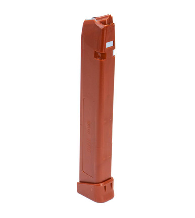 Glock Compatible 9mm 33rd RED Reinforced Steel Lined Polymer Magazine ...
