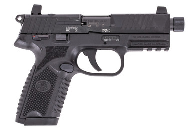 Black FN 502 Tactical Compact 22 LR w/4.6" Threaded Barrel