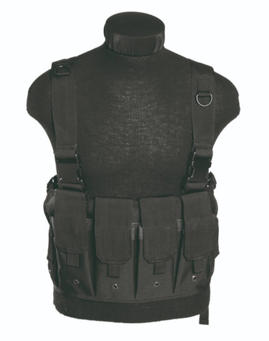 MIL-TEC® New Mag Carrier Chest Rig - Black - Centerfire Systems