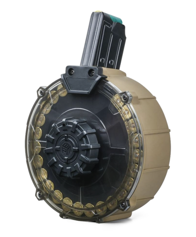 BLACK RIVER MFG 12 GAUGE SHOTGUN DRUM MAGAZINE - 30RD - FDE/Black