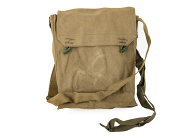 Czech Military Shoulder Bag / Haversack - Canvas - Used - Centerfire ...