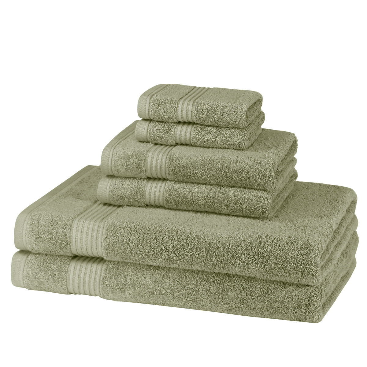 6 Piece 700GSM Bamboo Towel Set - Ultimate Bamboo Collection - British ...