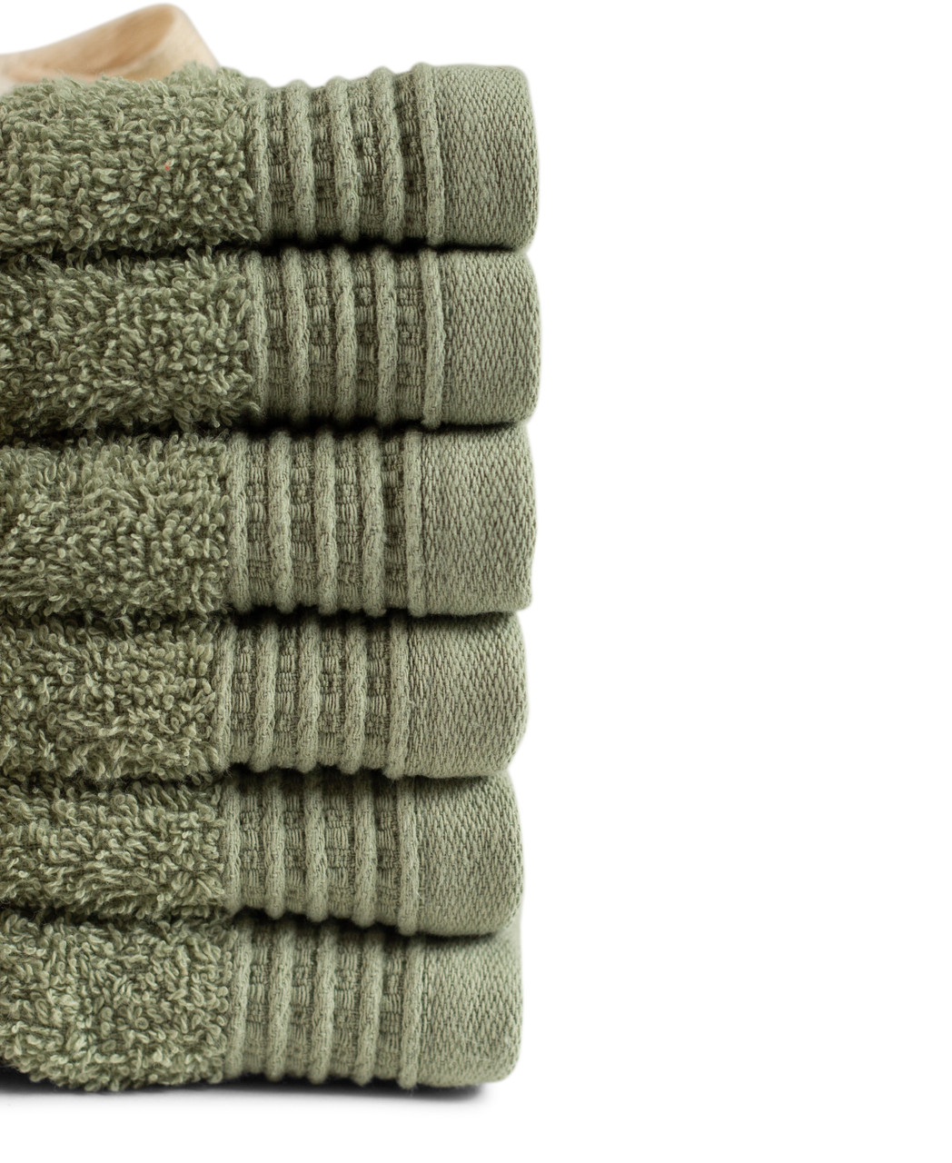 100% Organic Cotton Face Cloths - Gift Ribboned - British Wholesales
