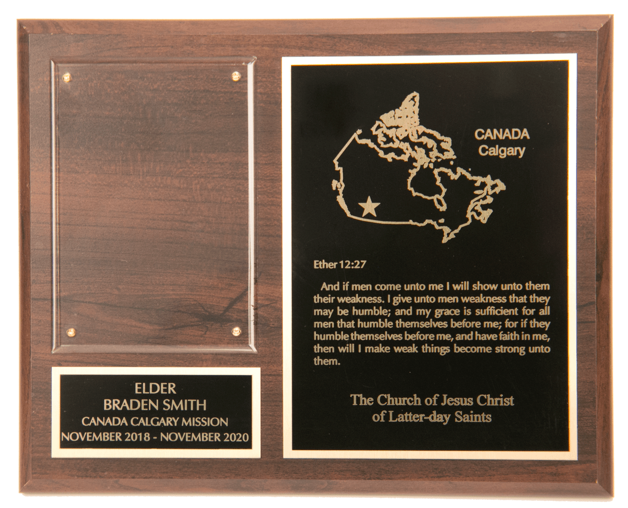 Missionary Plaque - 8x10 (most popular) - BuyLDSproducts com