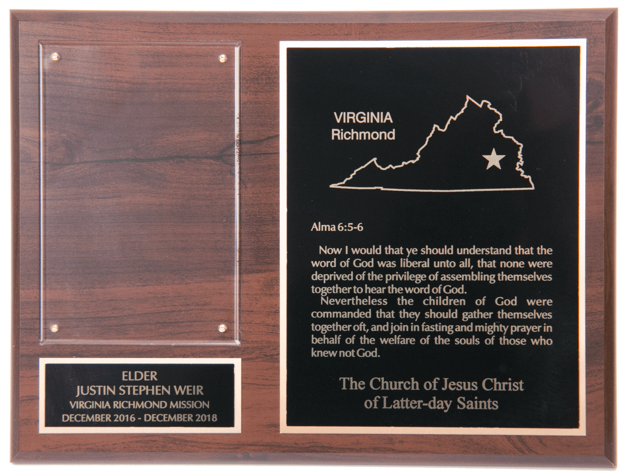 Missionary Plaque - 9 x 12 - BuyLDSproducts.com