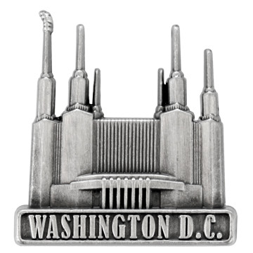 Washington D.C. Temple Pin / Tie Tac - BuyLDSproducts.com