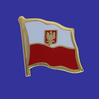 POLAND FLAG PIN (with seal) - BuyLDSproducts.com