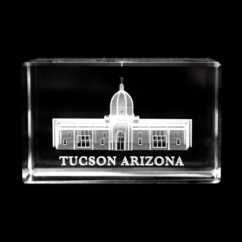 Tucson Arizona Crystal Cube - BuyLDSproducts.com