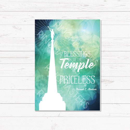 Blessings of the Temple Card - BuyLDSproducts com
