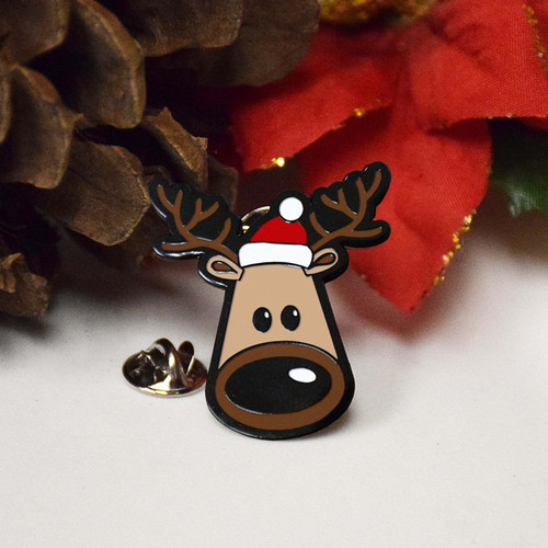 Reindeer Enamel Pin - BuyLDSproducts.com
