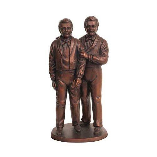 Brothers Statue 3" Bronze Tone Marble - BuyLDSproducts com