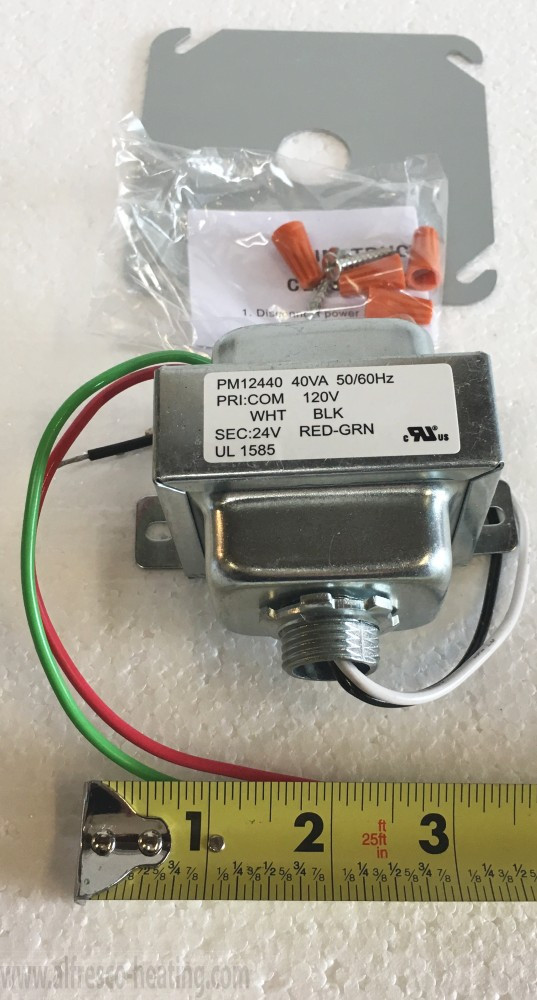 100VA Transformer, 120 volts to 24 volts AC