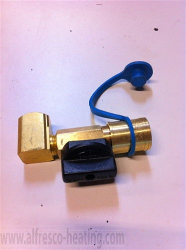 Quick Disconnect Gas Valve-Connector Combo