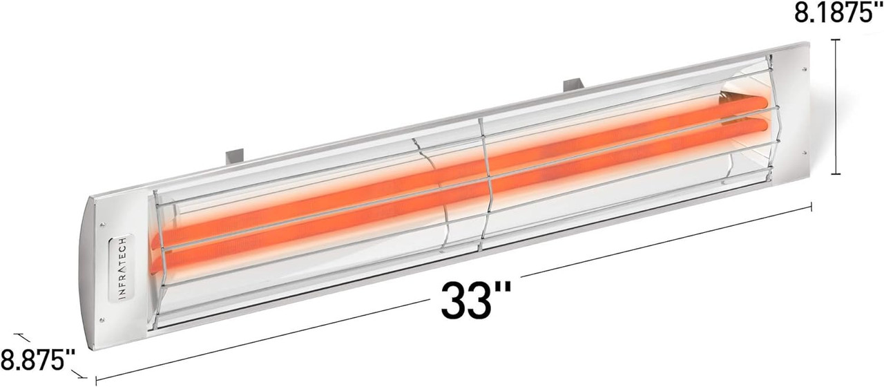 Infratech CD3024 (21-4000) 33" Bronze 3000 Watt Patio Heater
