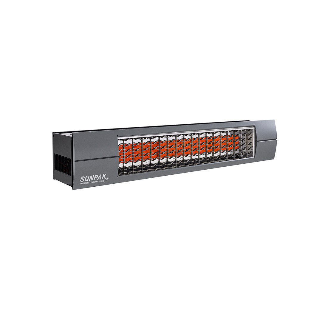 SunPak S34-B-TSH, Black Two-Stage Hard Wired Permanent Gas Patio Heater
