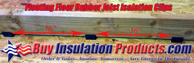Floor Joist Isolators & Joist Clips | Insulation Clips for Joists