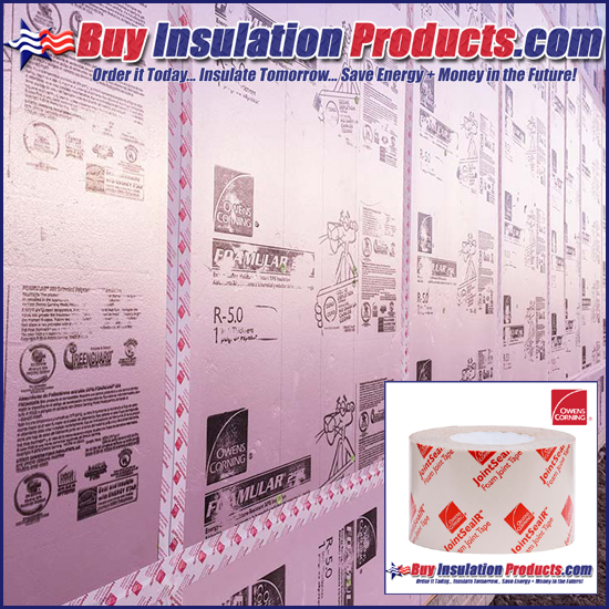 Owens Corning Foamular JointSealR Tape | Insulation Board Tape