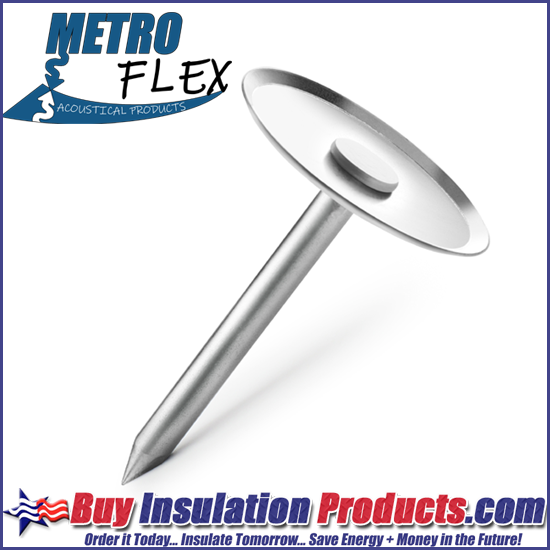 Insulation MLV Nails | Mass Loaded Vinyl Fasteners