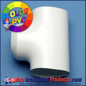 Color PVC Pipe Tee Fitting / Valve Cover