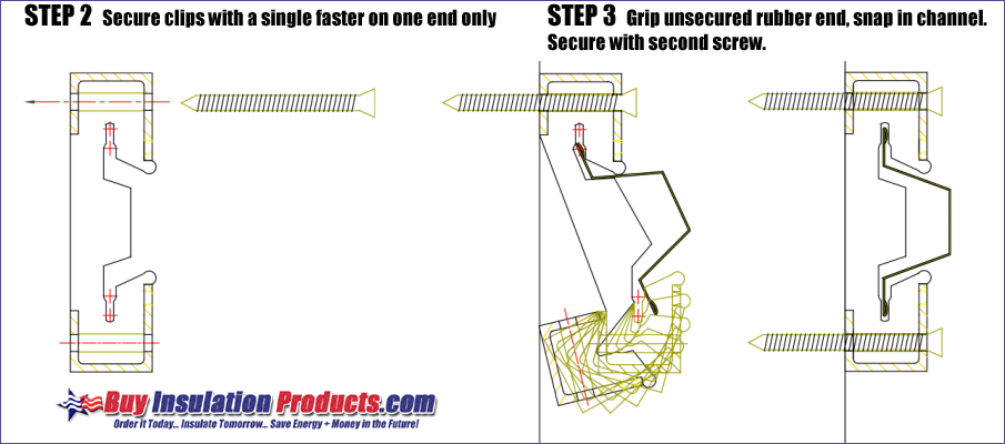How to Install Kinetics IsoMax Sound Isolation Clips - Buy Insulation ...