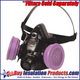 North Half Face Respirator | HEPA Filter Mask For Asbestos Removal