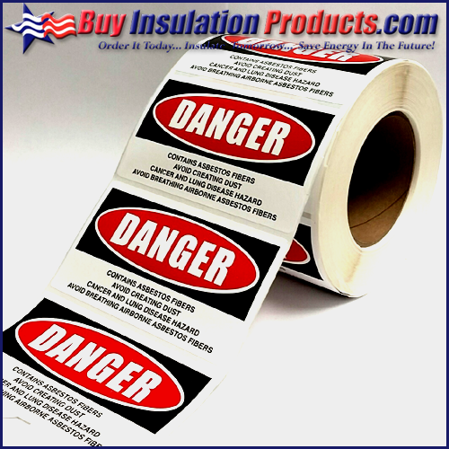 Asbestos Generator Labels | Asbestos Warning Stickers