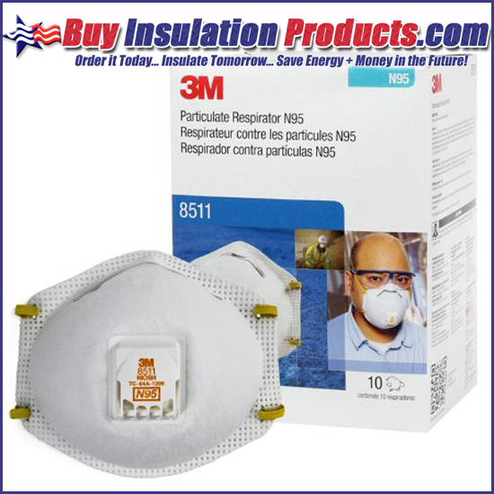 3M 8511 N95 Respirators | Dust Masks with Exhalation Valve