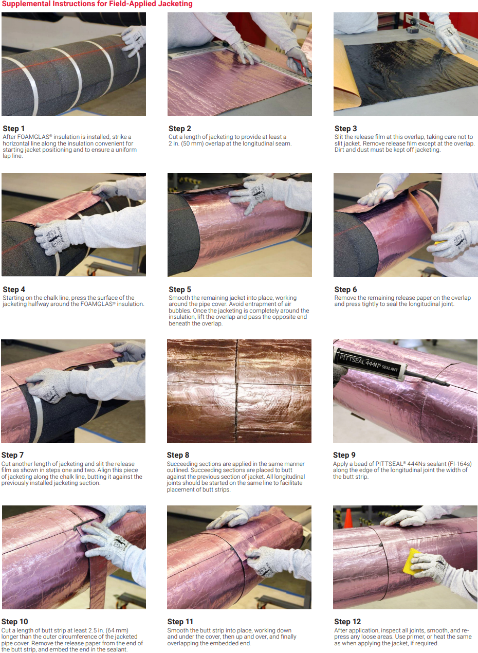 Foamglas Pittwrap SS Jacketing - Buy Insulation Products